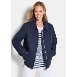 GOLDNER Sommerblouson mit Rei&szlig;verschluss in marine | Gr.: 44