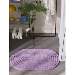 benuta Pop - Badteppich f&uuml;r Badezimmer - Badematte Nia Lila 50x80 cm