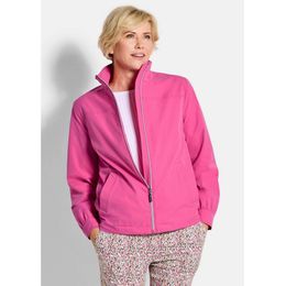 GOLDNER Moderne Freizeitjacke mit Rei&szlig;verschluss in pink | Gr.: 44