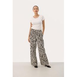 PART TWO Casual Hose TinkePW Easy fit in Nature Leopard Print | Gr.: 44