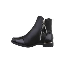 Ital-Design Stiefelette in Schwarz | Gr.: 38