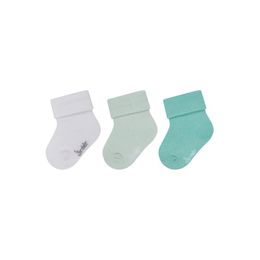 Sterntaler Baby Socken 3er-Pack uni in leuchtmint | Gr.: 14