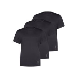 Sloggi Unterhemd / Shirt Kurzarm SLG Base Soft in Schwarz | Gr.: L