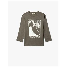KOTON T-shirt in Anthrazit | Gr.: 7-8 Jahre