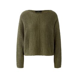 Oui Pullover in green garden | Gr.: 42