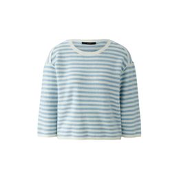 Oui Pullover in offwhite blue | Gr.: 42