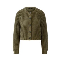 Oui Strickjacke in green garden | Gr.: 44
