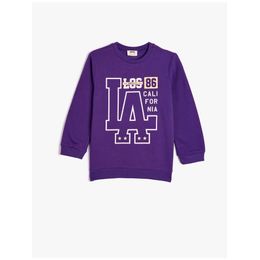 KOTON Sweatshirt in Lila | Gr.: 9-10 Jahre