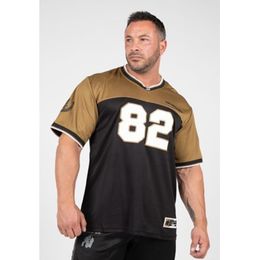 Gorilla Wear Trenton Football Trikot - Schwarz/Gold | Gr.: XL