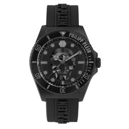 Philipp Plein Herrenuhr The $kull Diver in schwarz | Gr.: onesize