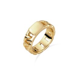 Kuzzoi Ring 925 Sterling Silber in Gold | Gr.: 62