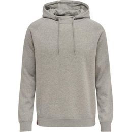Hummel Kapuzenpullover Hmlred Herren in GREY MELANGE | Gr.: XXL