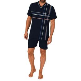 Normann kurzarm Schlafanzug Shorty Pyjama - 80482 in navy | Gr.: 46