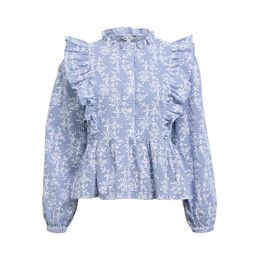 Object Bluse in Dark Denim | Gr.: 40