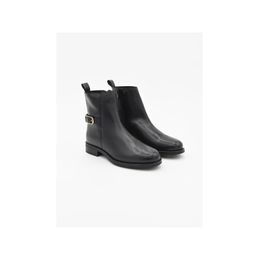 Purapiel Boots Damen-etten aus Leder, in Schwarz | Gr.: 36