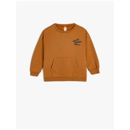 KOTON Sweatshirt in Braun | Gr.: 92/98