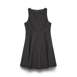V&eacute;ro Moda Vero Moda Kleid mit Sch&ouml;&szlig;chen in Dark Grey Melange | Gr.: 40
