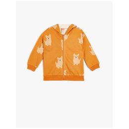 KOTON Sweatshirt in Orange Gemustert | Gr.: 80/86