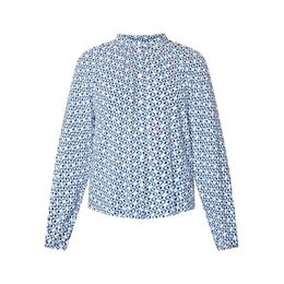 Zero Bluse mit grafischem Print in CreamBlue | Gr.: 40