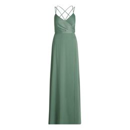 Vera Mont Abendkleid mit V-Ausschnitt in Foggy Green | Gr.: 34