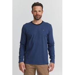 FQ1924 Langarmshirt FQDilan in Blau | Gr.: XL