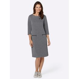 WITT WEIDEN Jersey-Kleid in grau-meliert | Gr.: 40