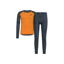 Odlo Active WARM Eco Skiunterw&auml;sche-Set in Orange | Gr.: S