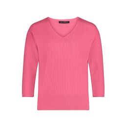 Betty Barclay Feinstrickpullover mit V-Ausschnitt in Pink | Gr.: 40