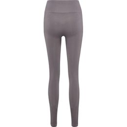 Hummel Leggings "Tif Seamless High Waist Tights" in Grau | Gr.: L
