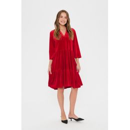Saint Tropez Kleid ZevillaSZ Gerade Passform in Chinese Red | Gr.: S