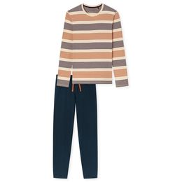 Schiesser Schlafanzug Casual Nightwear in Whisky | Gr.: 58