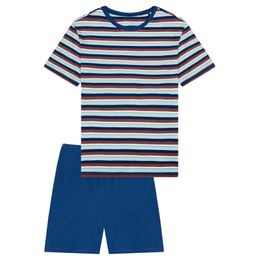 Schiesser Schlafanzug Nightwear Cotton in Mehrfarbig | Gr.: 176