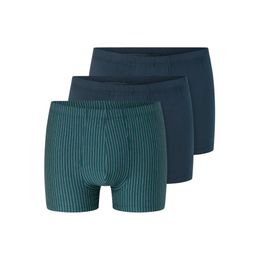 Schiesser Retro Short / Pant 95/5 Essentials - Organic Cotton in Dunkelblau / t&uuml;rkis | Gr.: XL