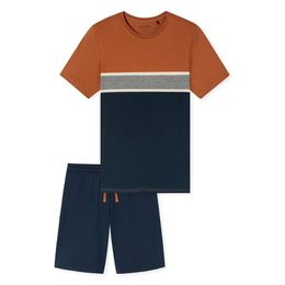 Schiesser Schlafanzug Casual Nightwear in Admiral | Gr.: 58