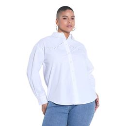 Studio Untold Hemdbluse in offwhite | Gr.: 46-48