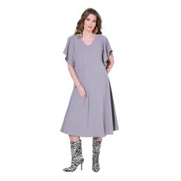 MIAMODA Midikleid in mittelgrau | Gr.: 54