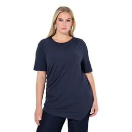 Ulla Popken Shirt in marine | Gr.: 58-60