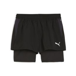 Puma Sporthose "TeamGoal 2in1 Short Women" in Schwarz | Gr.: XL