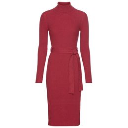 Laura Scott Strickkleid in rot-melange | Gr.: 46