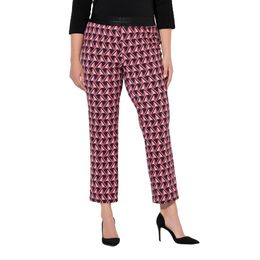 Ulla Popken Schlupfhose in graumagenta | Gr.: 58-60