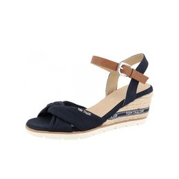 Tom Tailor Sandalette in Blau | Gr.: 38