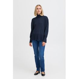 Pulz Strickpullover PZSTEFFI Relaxed fit in Dark Sapphire Melange | Gr.: L