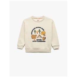 KOTON SWEATSHIRTS in Ekru | Gr.: 4-6-jahre