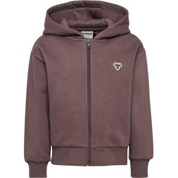 Hummel Rei&szlig;verschluss Kapuzenpullover Hmljr Loose Kinder in PEPPERCORN | Gr.: 58-63