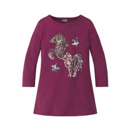 Kidsworld Langarmshirt in bordeaux | Gr.: 92/98