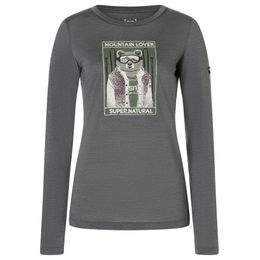 super.natural W BEARSKI LS in grau | Gr.: S