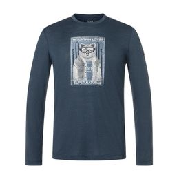 super.natural M BEARSKI LS in blau | Gr.: XL