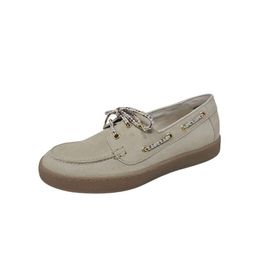 Paul Green sportlicher Schn&uuml;rer in Beige | Gr.: 40,5
