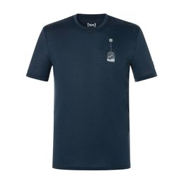 super.natural M TEABAG WORLD TEE in blau | Gr.: L