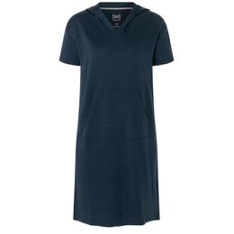 super.natural HOODED BIO DRESS in blau | Gr.: XS